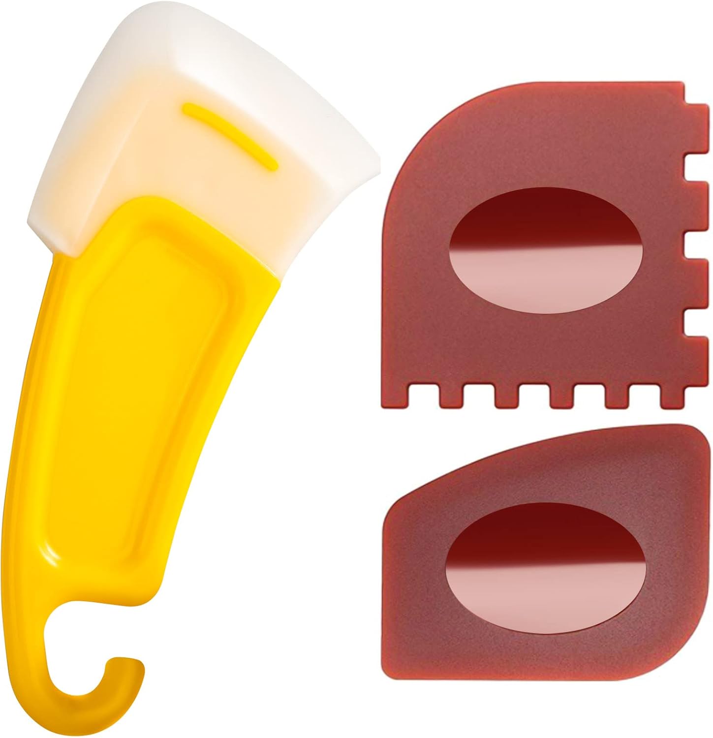 Amazon.com : LAOJU Pan Scraper Cast Iron Scraper Iron Skillet Grill ...