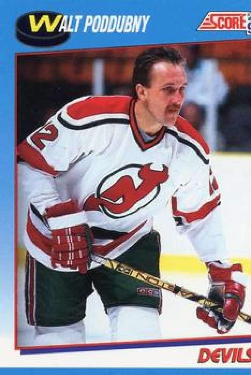 Amazon.com: 1991-92 Score Canadian Bilingual Hockey #400 Walt Poddubny ...