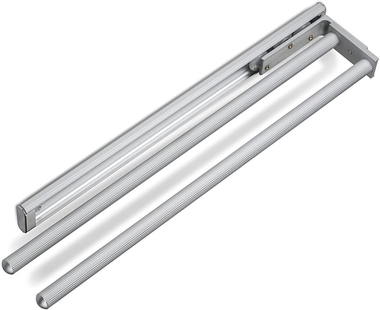 SOTECH Aluminium Handtuchhalter TED 2-armig EV1 eloxiert (450-730 mm, ausziehbar, drehbar ...