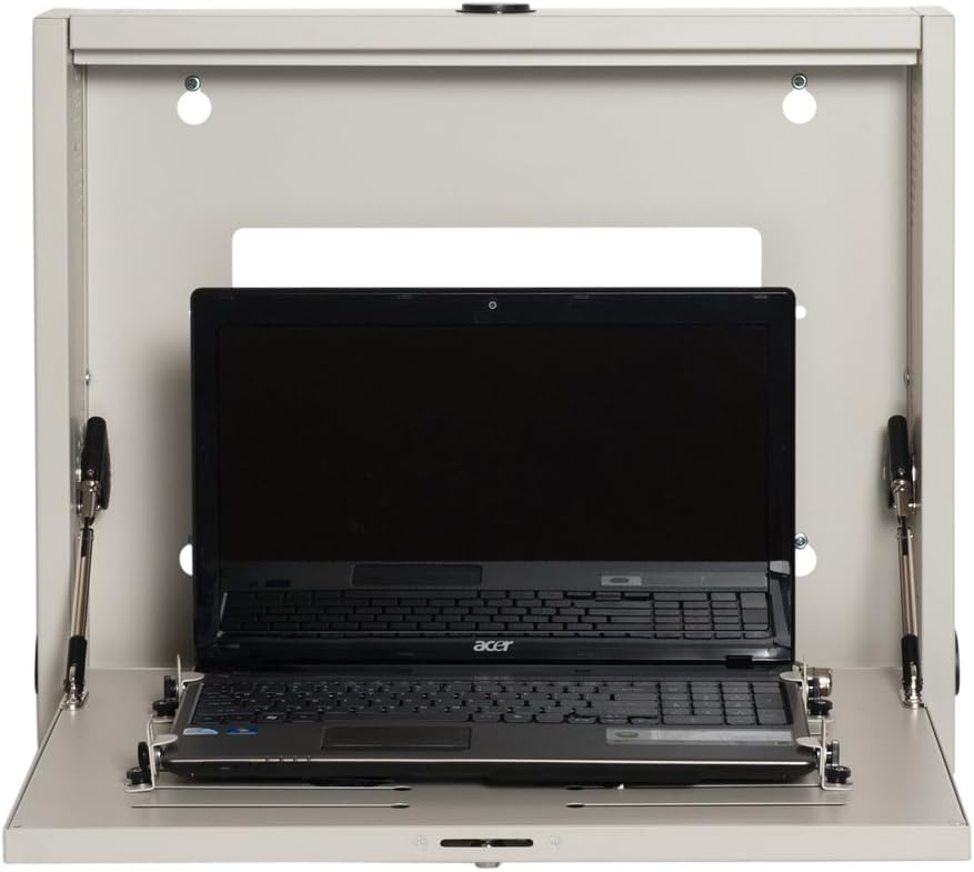 Amazon.com: Laptop Wall Mount Computer Station (Beige) : Electronics