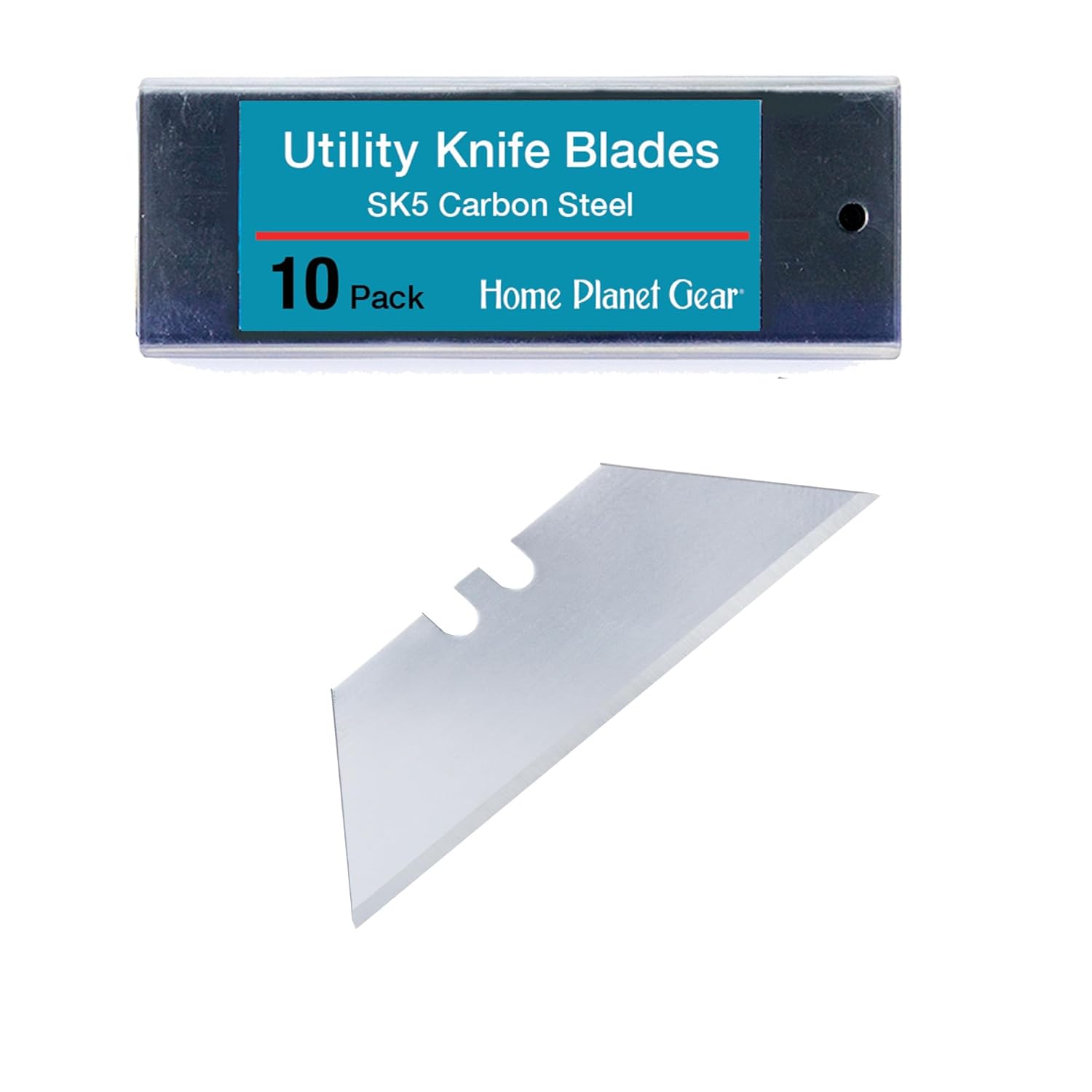 Replacement Blades Ten Pack for Utility Knife - 10 Heavy Duty SK5 High ...