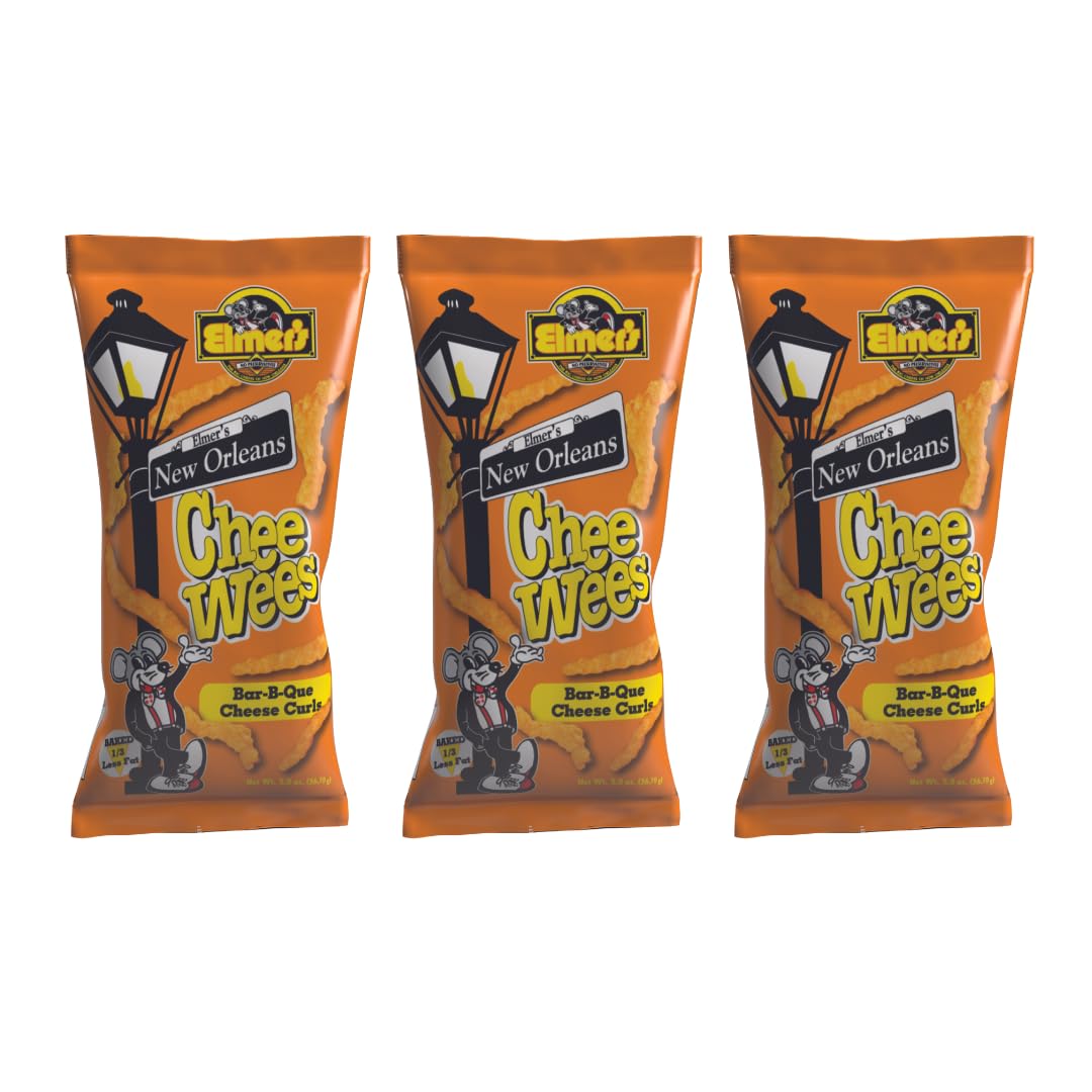 Amazon.com: Elmer's New Orleans Chee-wee's, Authentic NOLA BBQ Flavor ...