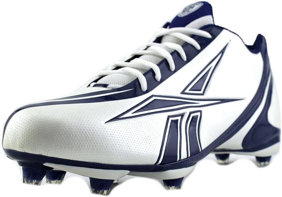 Amazon.com | Reebok Men's NFL Burner Speed 5/8 Football Cleat,White ...