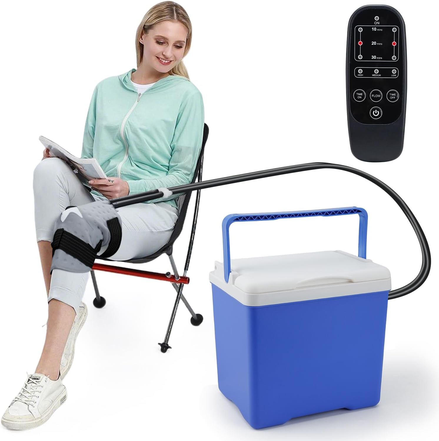 Amazon.com: Knee Ice Machine for Post-Surgery – 8-Quart Affordable Cold ...