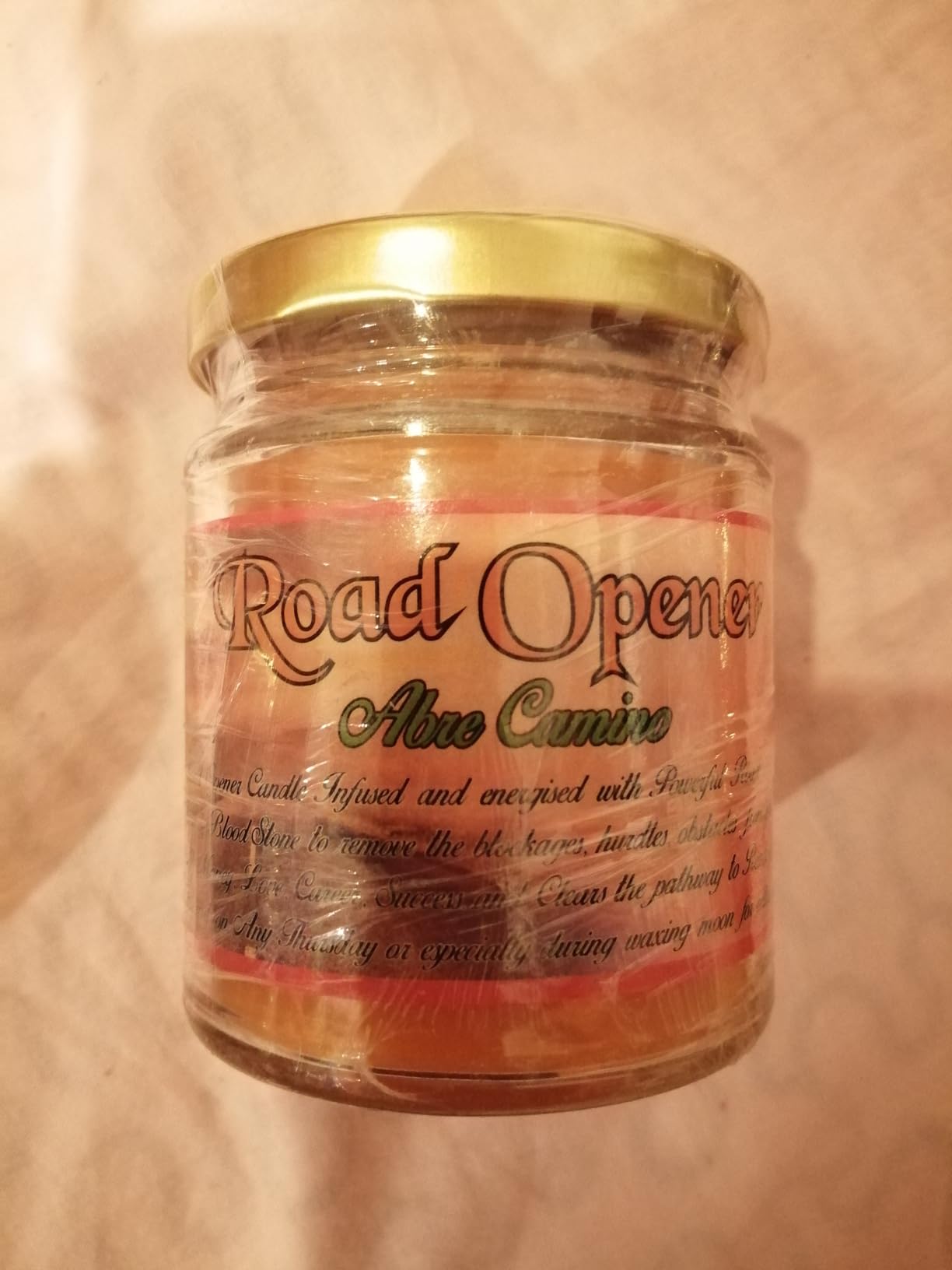 Merlin’s Abre Camino Road Opener Jar Candle | Obstacle Removal ...