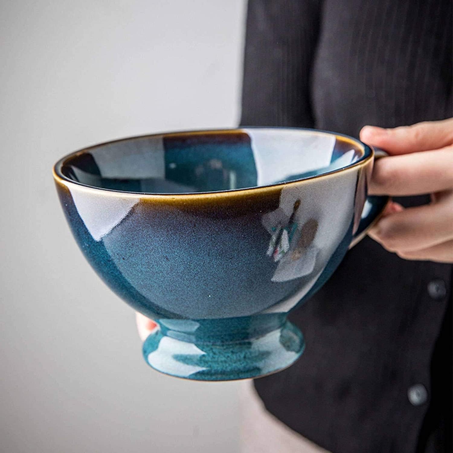 Ceramic Mugs,Coffee Mug,soup mug,Large Coffee Mug Soup Bowls with ...