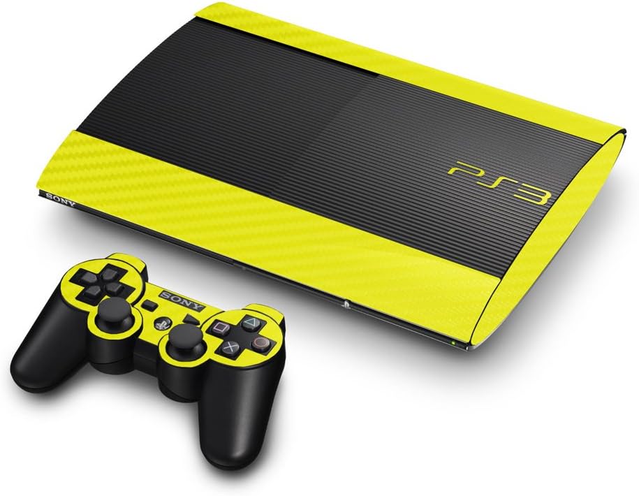 Amazon.com: 3D Carbon Fiber Yellow - Air Release Vinyl Decal Mod Skin ...