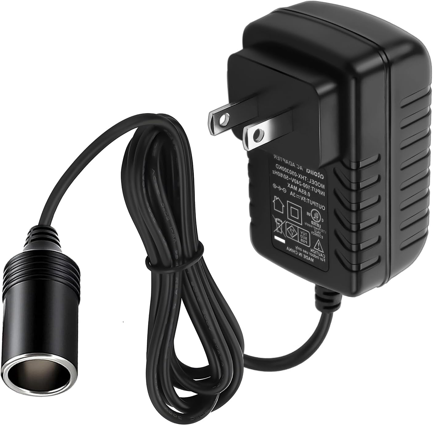 Amazon.com: LBSC AC to DC Converter 2A 24W, Car Cigarette Lighter ...