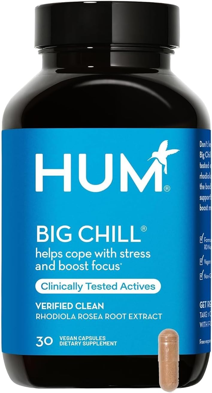 Amazon.com : HUM Big Chill - Calming Supplement with Rhodiola Rosea for ...