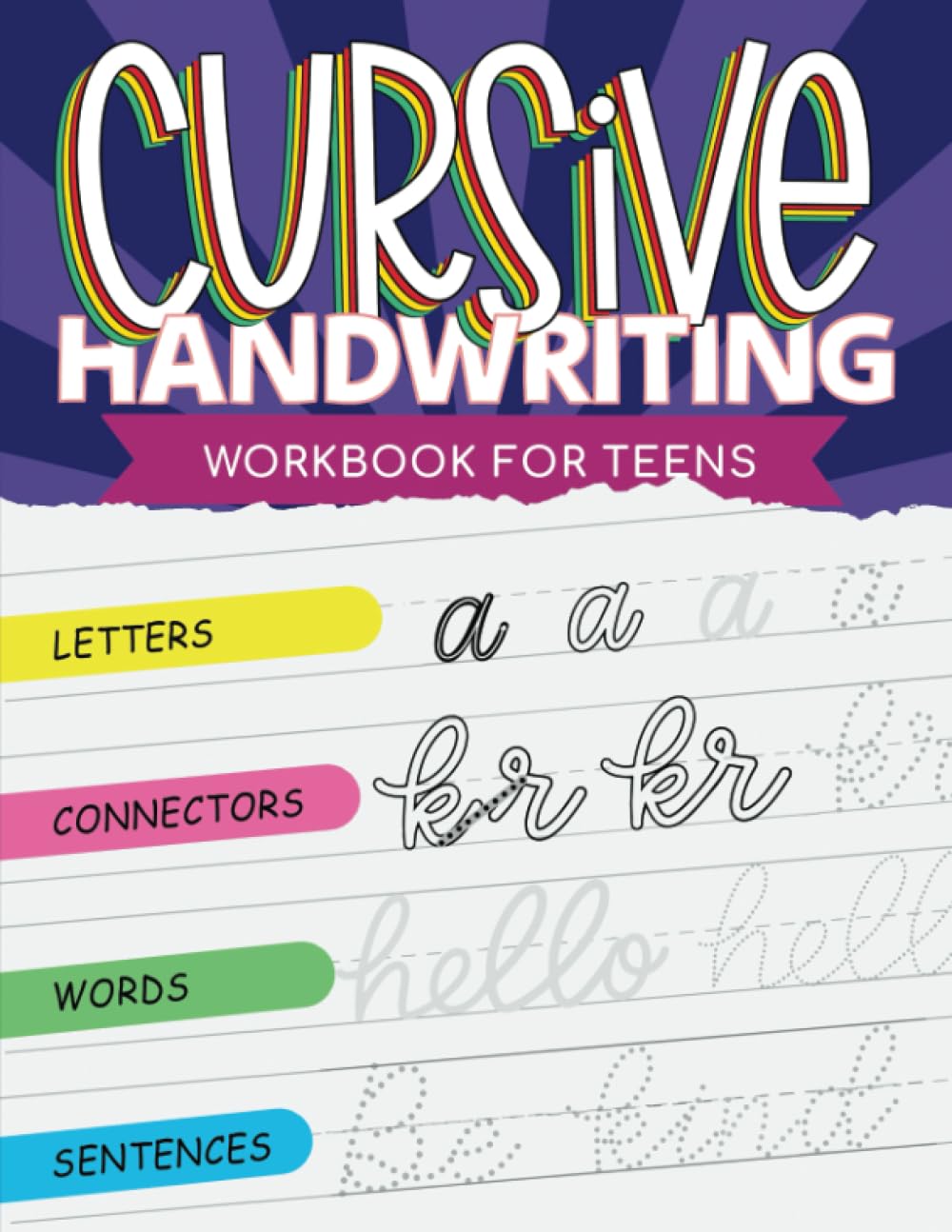 Cursive Handwriting Workbook for Teens : June & Lucy: Amazon.co.uk: Books