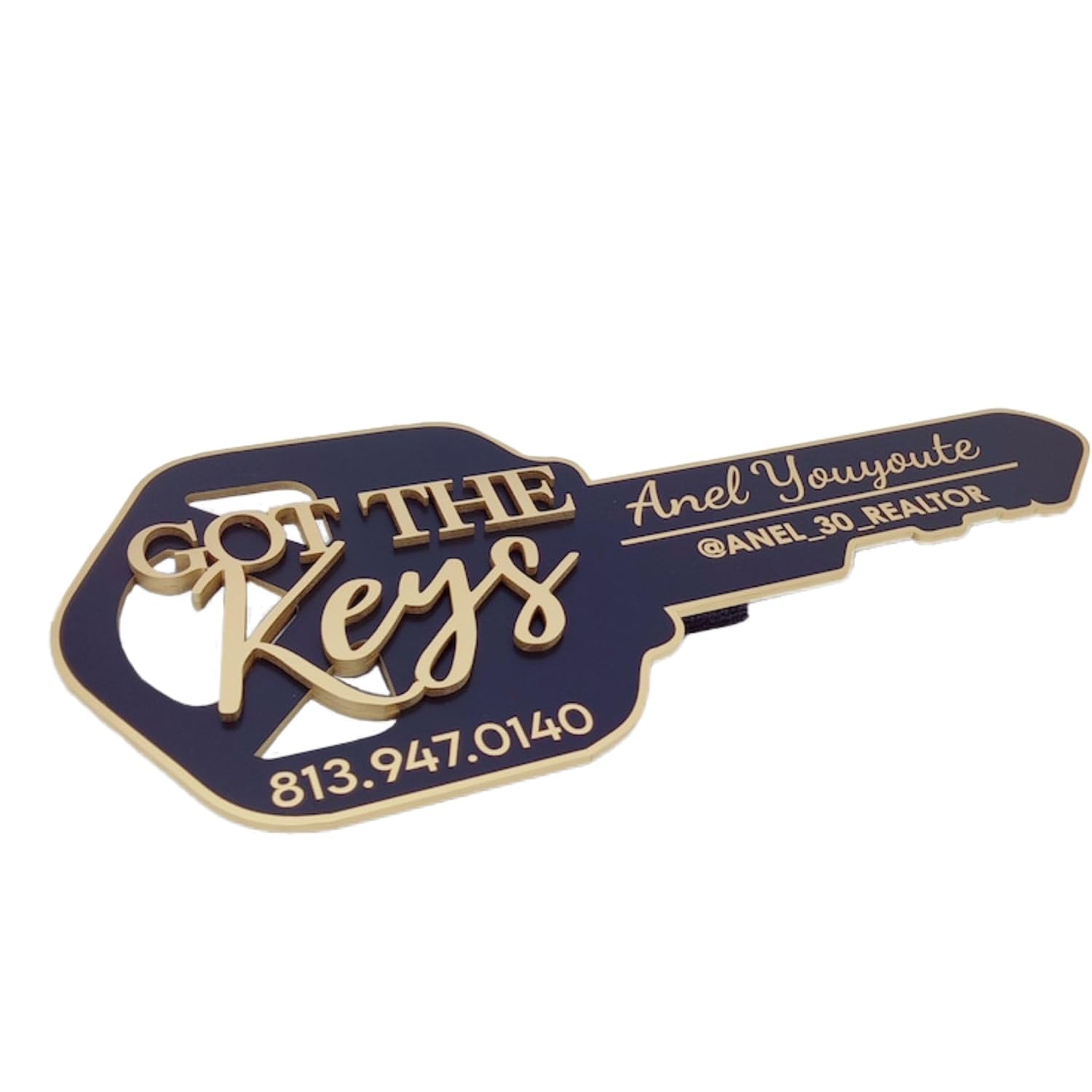 Amazon.com: REAL ESTATE STORE Key Sold Sign, Closing Photo Prop, Modern ...