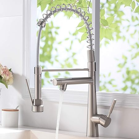 VAPSINT Best Modern High Arch Commercial Lead-Free Stainless Steel ...