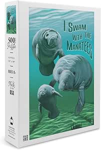 Amazon.com: I Swam with Manatees (19x27 inches, Premium 500 Piece ...