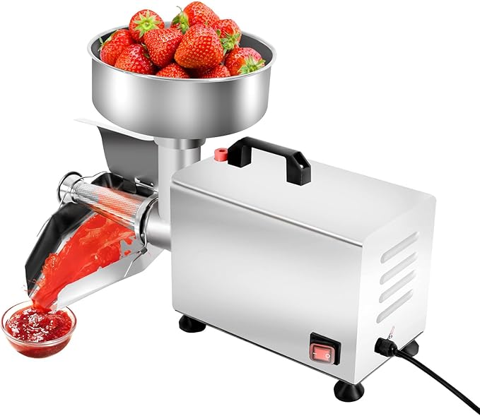 Amazon.com: Bokknppo Electric Tomato Strainer Machine Commercial Tomato ...