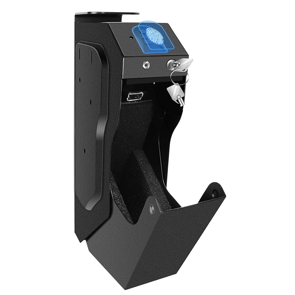 Gun Safe Gun Safes For Pistols Quick Access Mounted Firearm ...