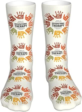 Amazon.com: ertquji Occupational Therapy -OT Therapist OT Month Sock ...
