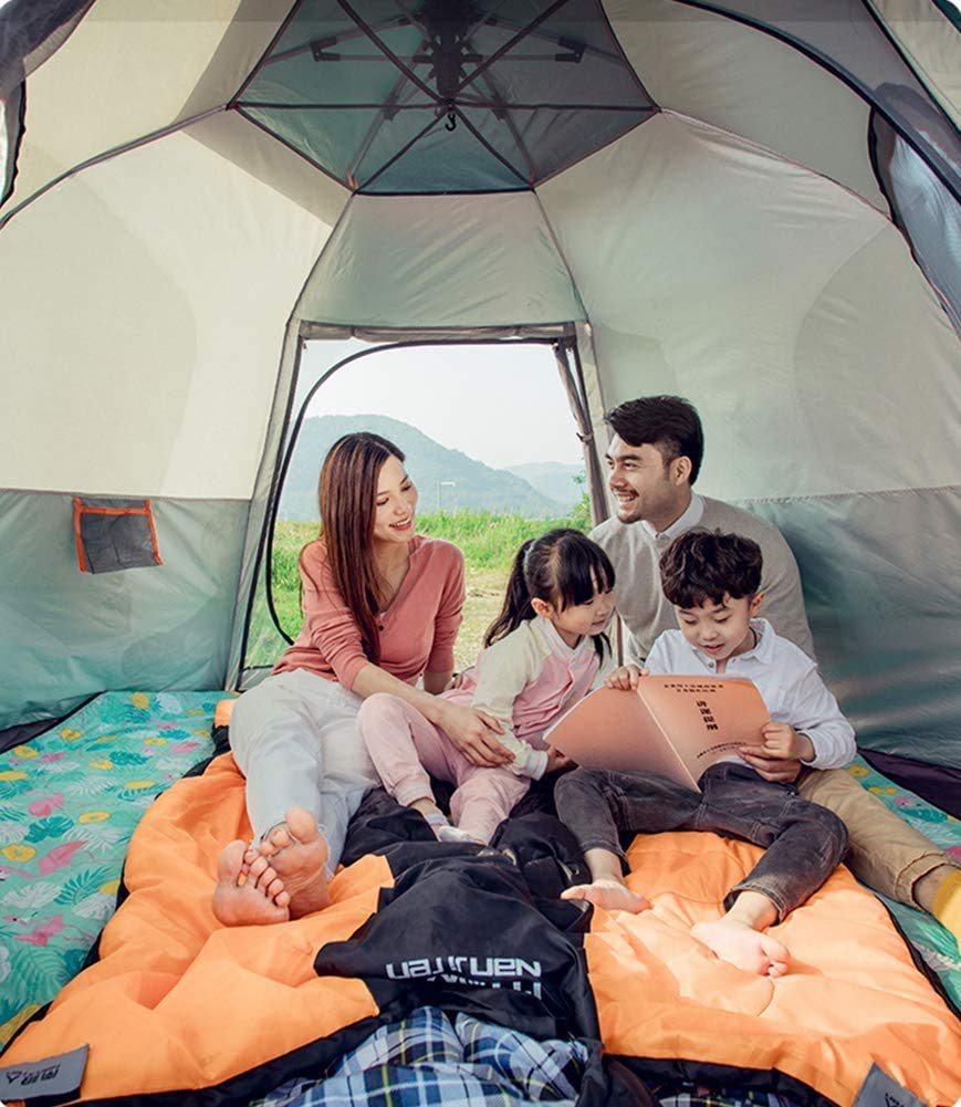 Toogh 3-4 Person Camping Tent 60 Seconds Set Up Tent Waterproof Pop Up ...