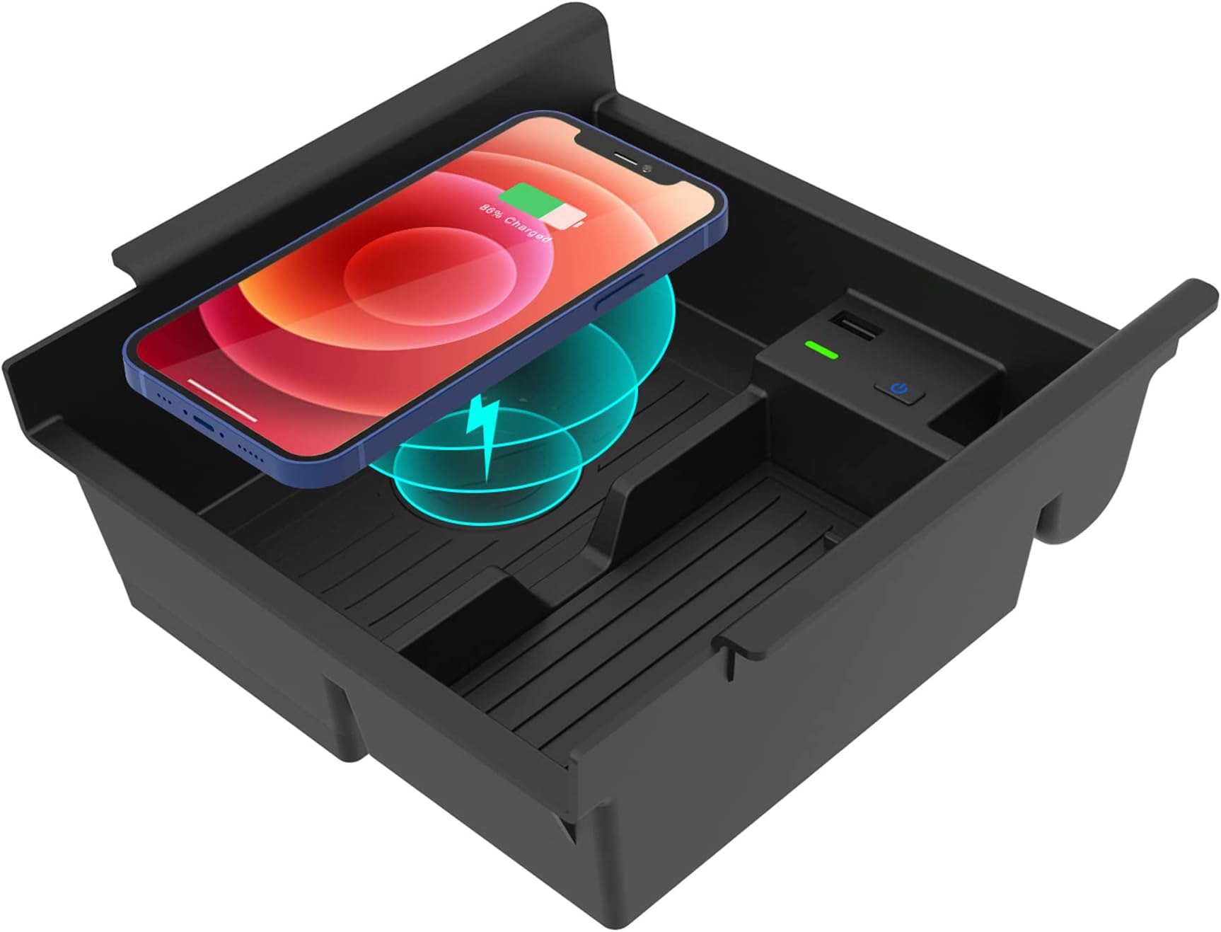 Amazon.com: CarQiWireless 2024 Upgrades Wireless Charger/Center Console ...