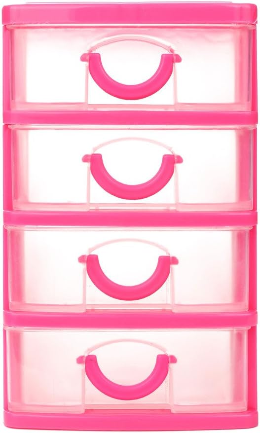 Amazon.com: Mini Desk Organizer Desktop Drawer Plastic Drawer Storage ...