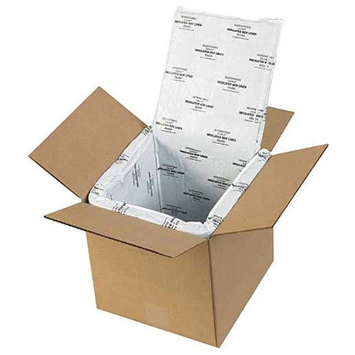Amazon.com: BOX USA B177CSL Deluxe Insulated Box Liners, 8" x 8" x 8 ...