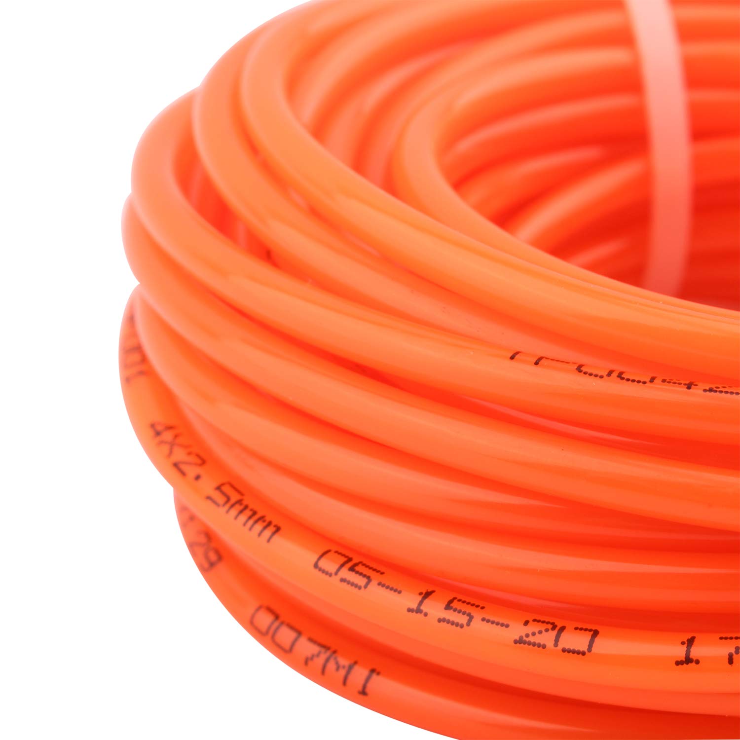 Snapklik.com : DERPIPE Pneumatic Hose 4mm OD 2.5mm ID Orange ...