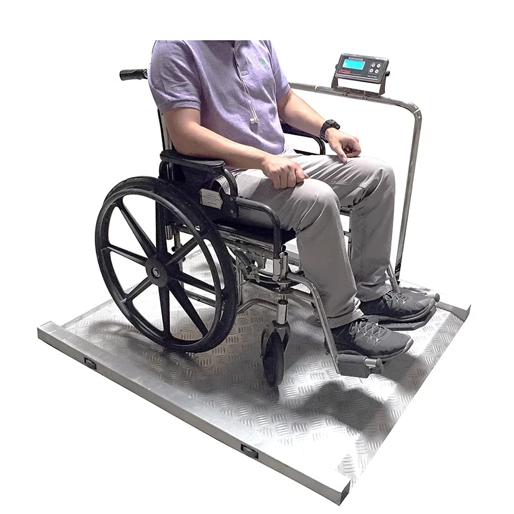 Buy PEC Stainless Steel Wheelchair Scale/Digital Medical Scale with ...