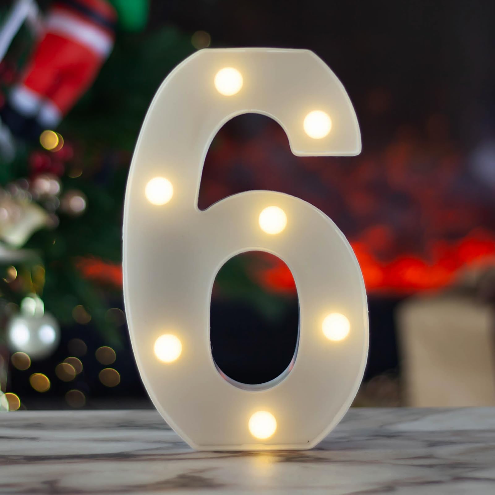Snapklik.com : LED Marquee Numbers, 0-9 Light Up Letters, Battery ...