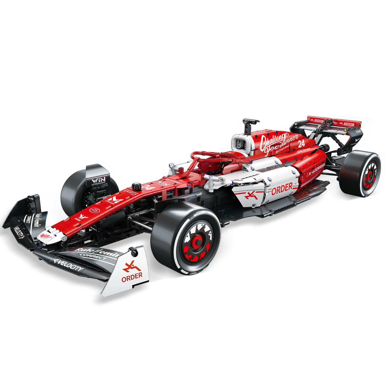Amazon.com: Collectible F1 Race Car for Adults Building Set, 1:8 Scale ...
