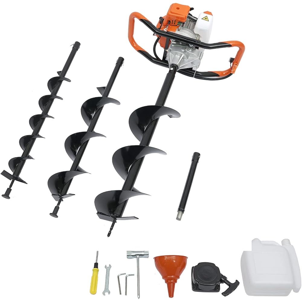 $37/mo - Finance Gas Auger - Post Hole Auger - 2-Stroke 52cc Post Hole ...