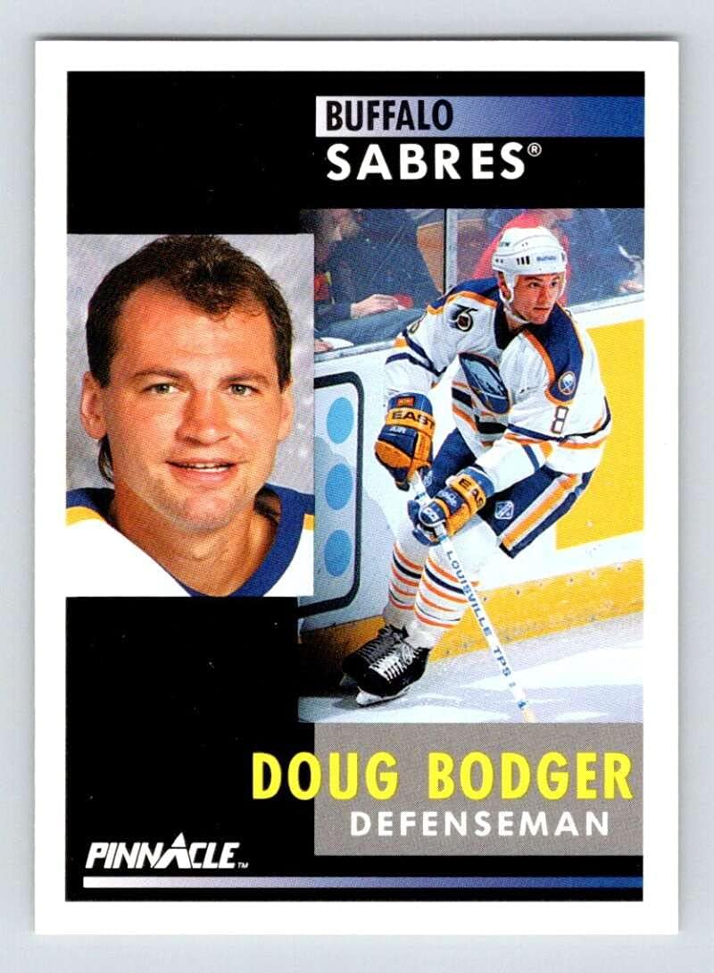Amazon.com: Hockey NHL 1991-92 Pinnacle #8 Doug Bodger #8 NM Sabres ...