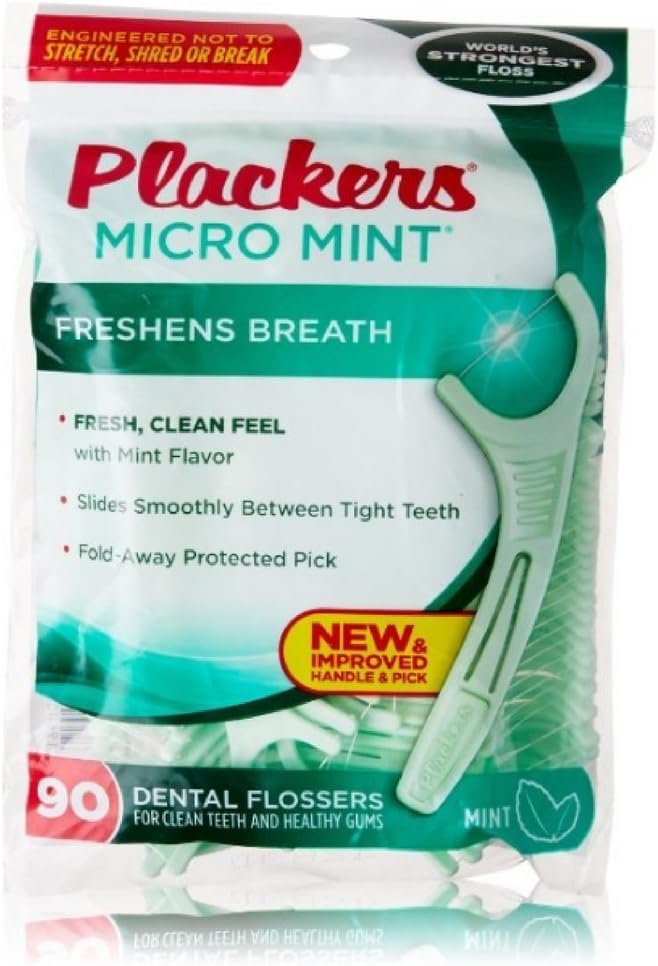 Amazon.com : Plackers Twin-Line Dental Flossers, Advanced Whitening and ...