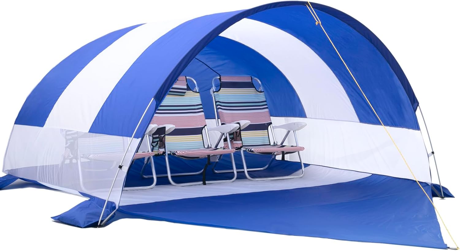 Amazon.com: Tengou Large Portable Beach Tent, Beach Shade for 4-6 ...