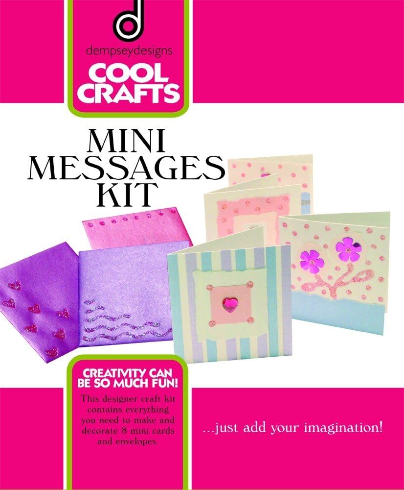 Amazon.com: Dempsey Designs Mini Messages Kit, Set of 8, Multi-Colour ...