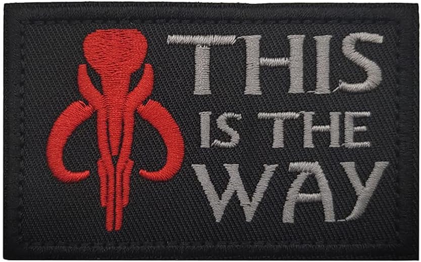 This is The Way Mandalorian Full Helmet Inspired Military Patch ...