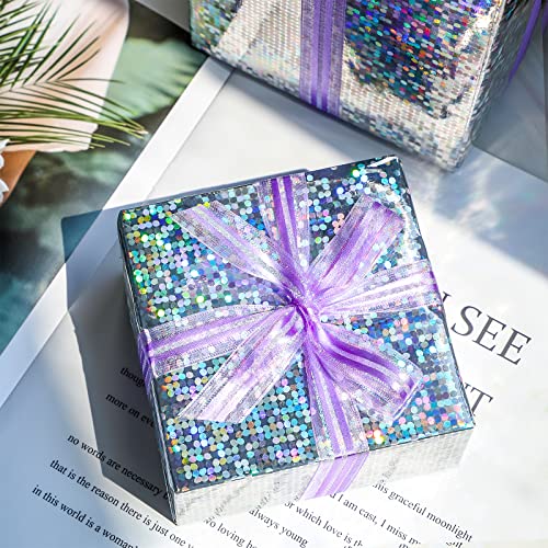 Snapklik.com : LeZakaa Holographic Wrapping Paper Roll - Mini Roll ...