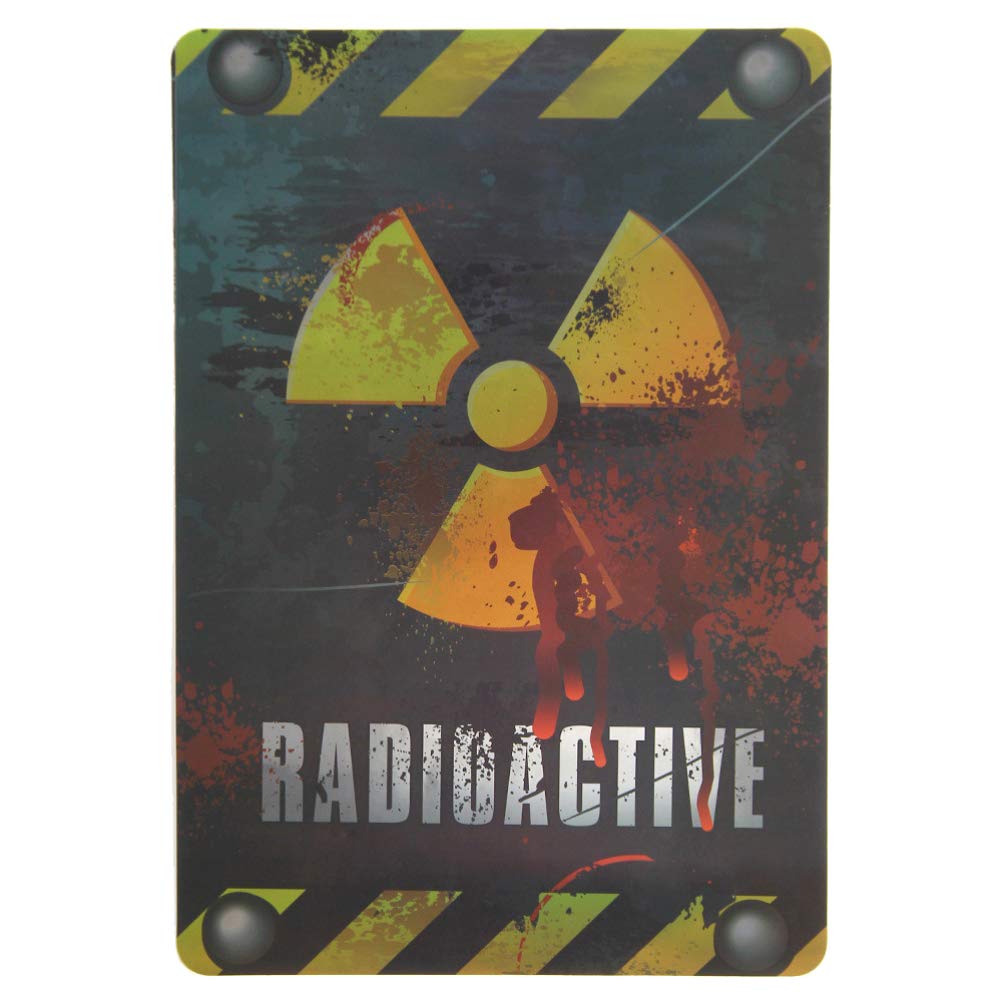 Scary Radiation Warning Sign