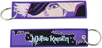 Amazon.com: Pinstant Satoru Gojo Kaisen Anime Manga Keychain Key Tag ...