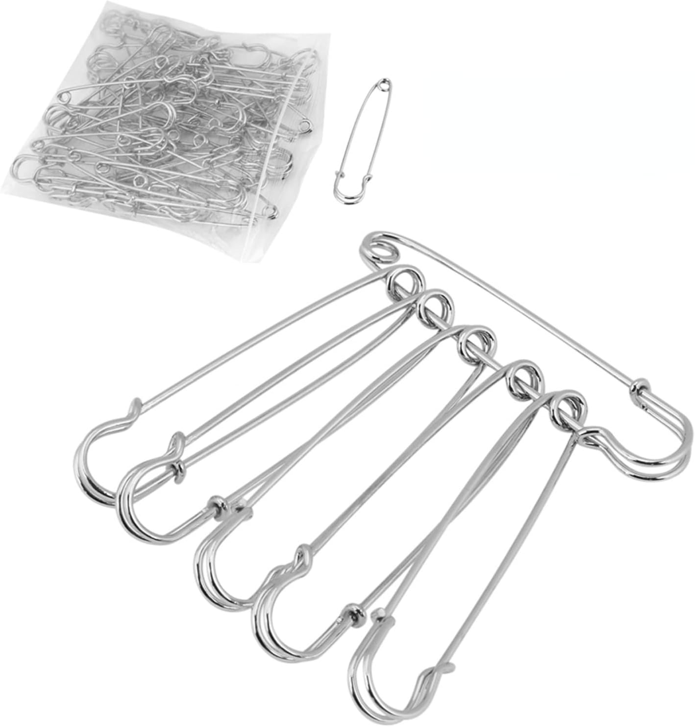 Paquete de 1000 mini pines de seguridad de 0.75 pulgadas (19 mm ...