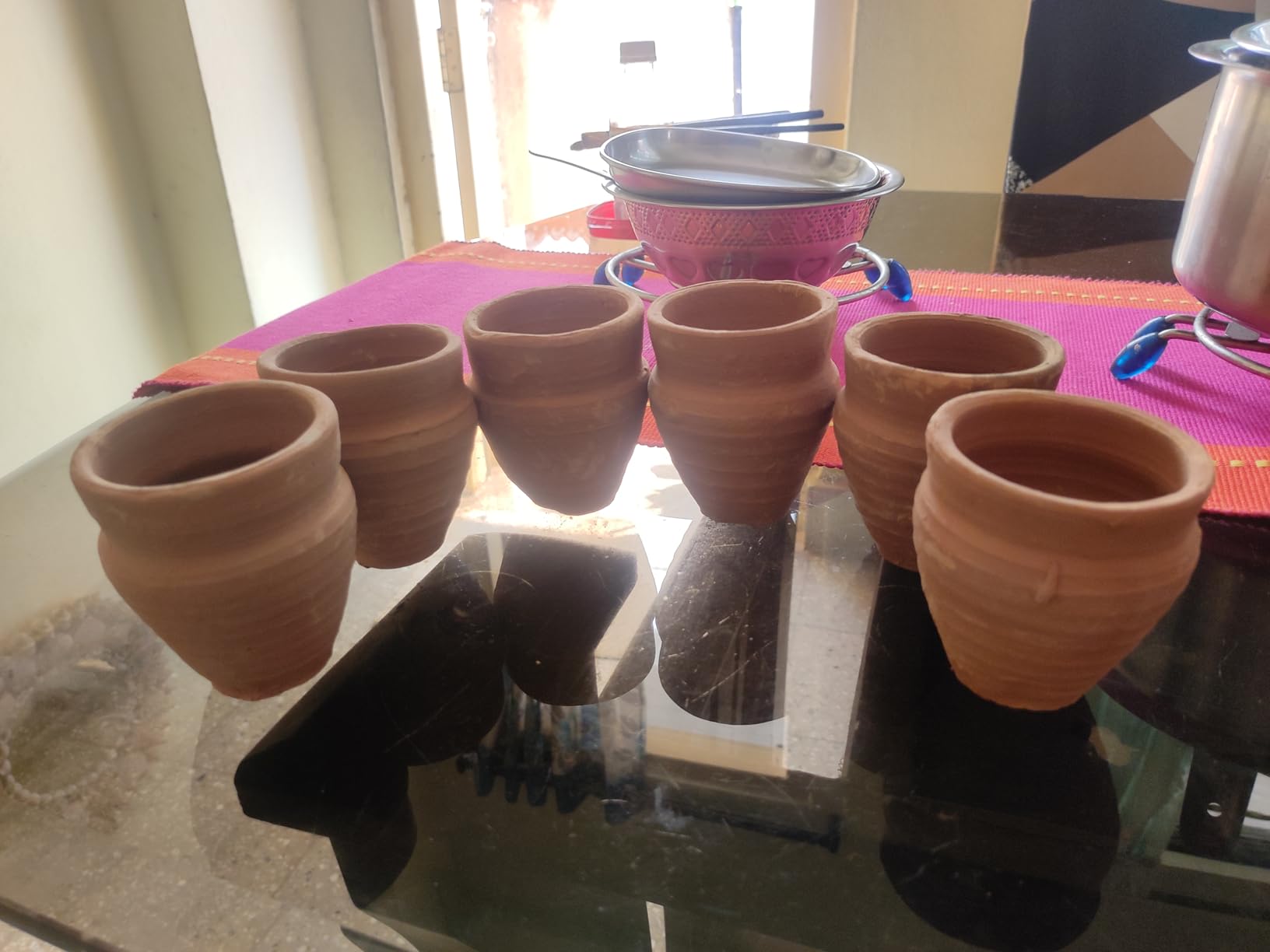 Jetwals Clay Kullad 100 ML Traditional Indian Desi Chai Tea Cup/Glass ...