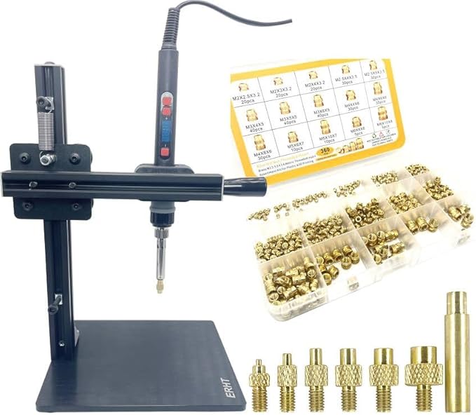 Amazon.com: ERHT Heat Set Insert tip Tool Vertical Heat Pressing ...