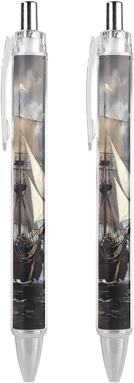Amazon.com: Dutch Ships Sailing Cute Retractable Ballpoint Pen 0.5 Mm ...