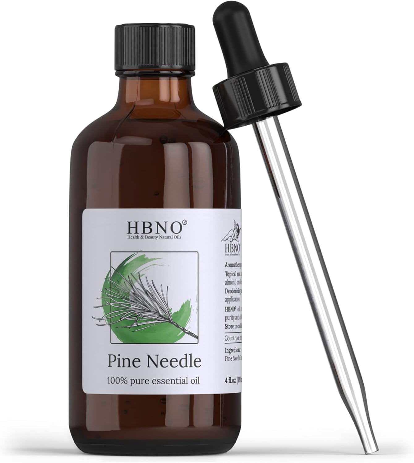 HBNO Pine Needle Oil 4 oz (118ml) - 100 % Pure & Natural Pine Essential ...