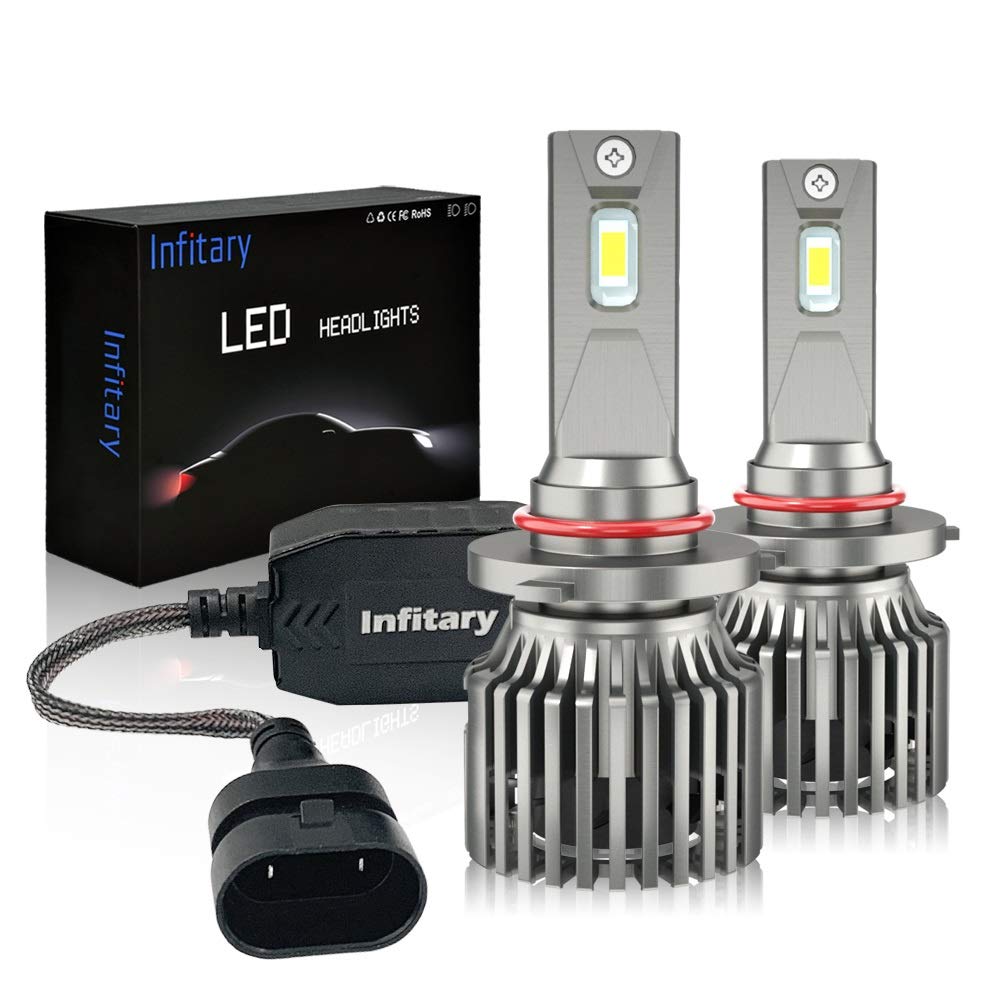 INFITARY 9005/HB3 LED Headlight Bulbs CSP 100W 20000lm Canbus Car Truck ...
