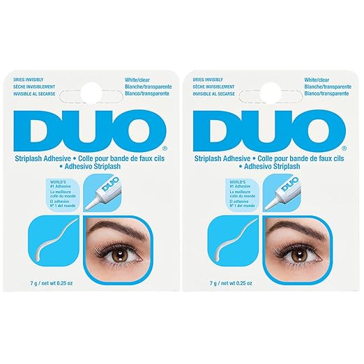 Amazon.com: DUO Strip Lash Adhesive - White, Clear Lash Glue for ...
