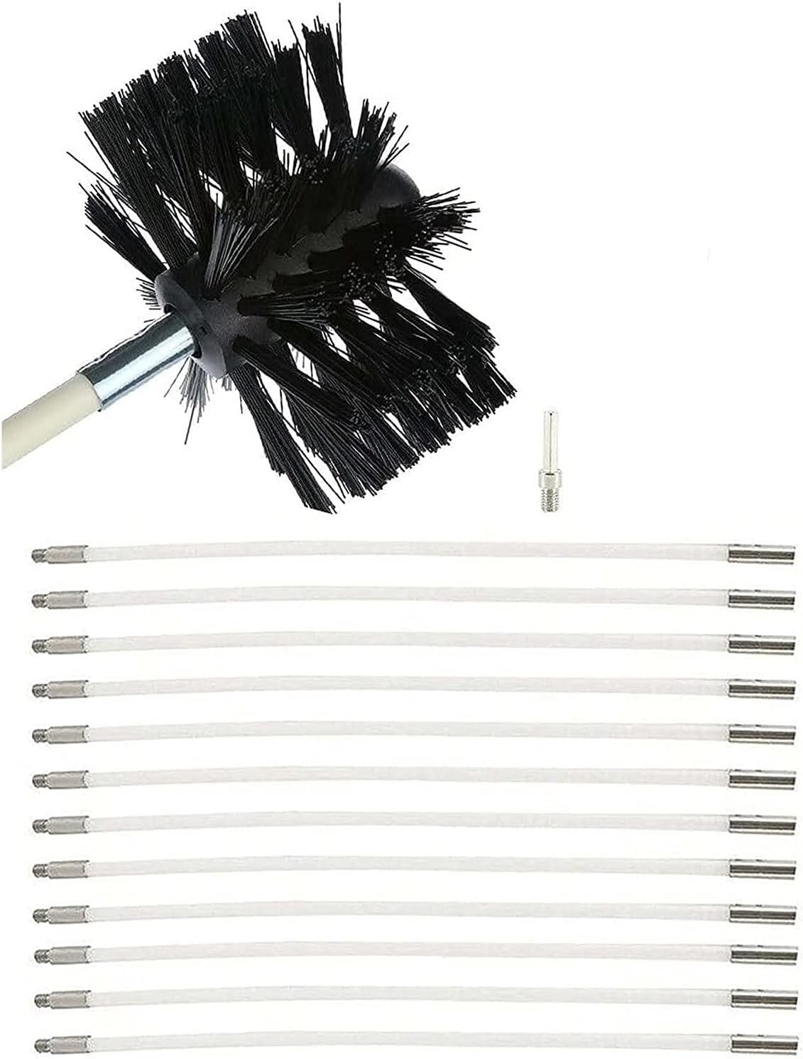 Chimney Brushes Including Rods, Chimney Brush, Chimney Brush, Nylon ...