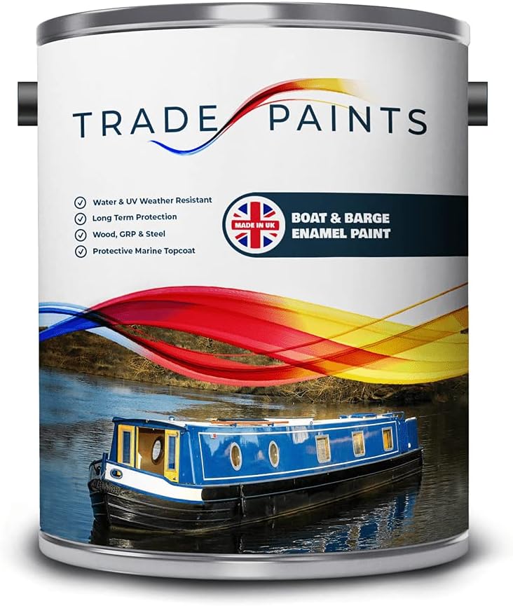 Boat Barge & Marine Gloss Enamel Paint (5 Litre, White) : Amazon.co.uk ...