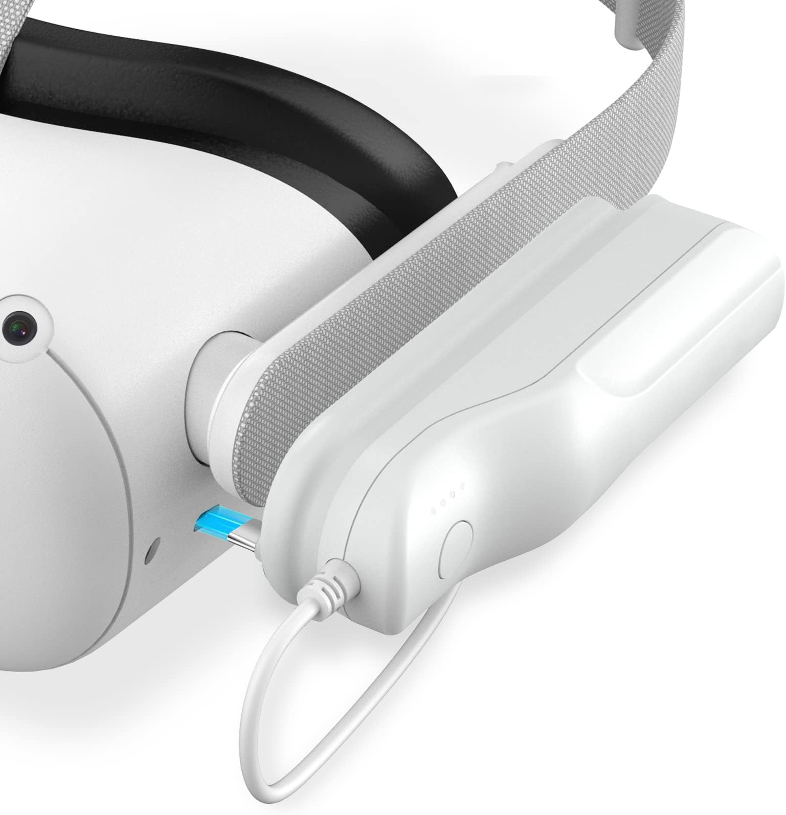 Rechargeable Battery Pack for Meta/Oculus Quest 2, 5000mAh Portable ...