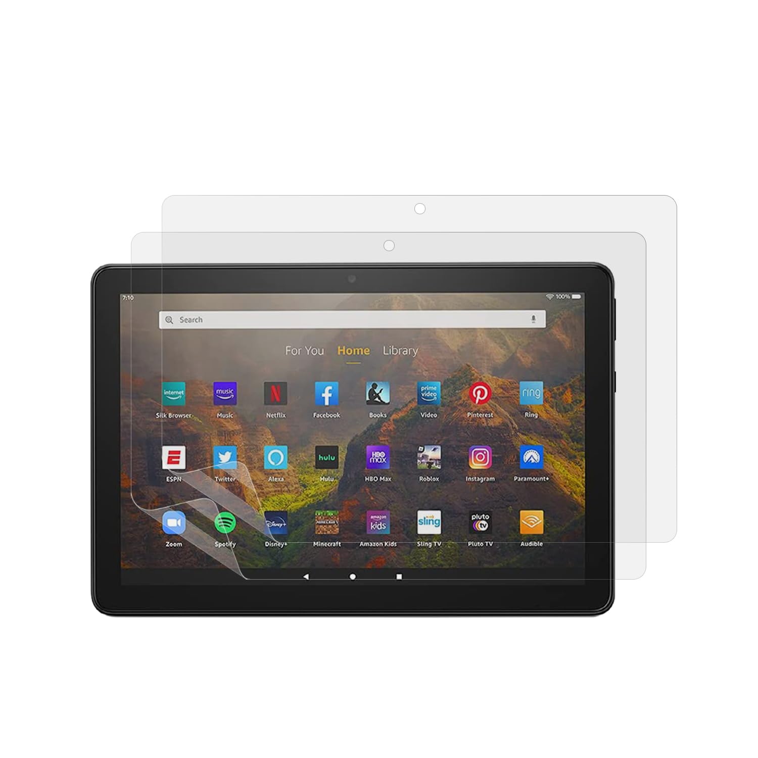 Amazon.com: i-Tensodo 2 Pack Anti Glare Screen Protector for Fire HD 8 ...