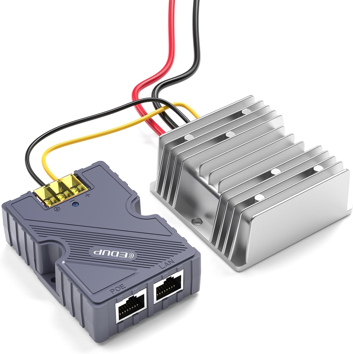 EDUP Starlink - Inyector PoE GigE de 150 W con protección ABS contra ...