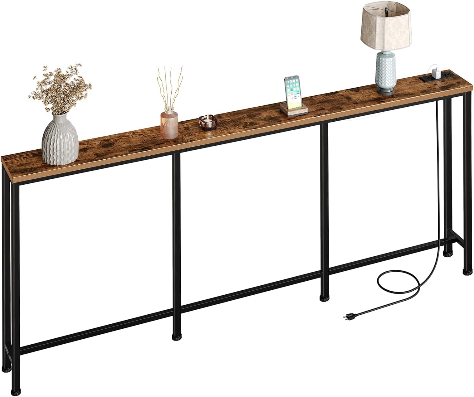 Amazon.com: 78.8" Narrow Console Table for Entryway - 2 Pack Skinny ...